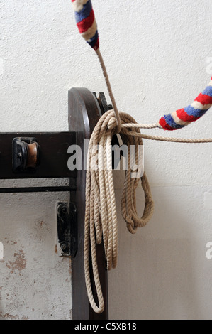 Bell ringer's rope Stock Photo - Alamy