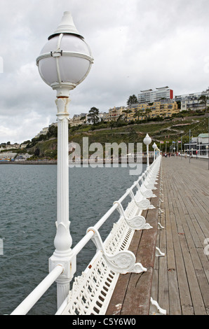 Princess pier, Torquay, South Devon, part of the harbour wall Stock ...