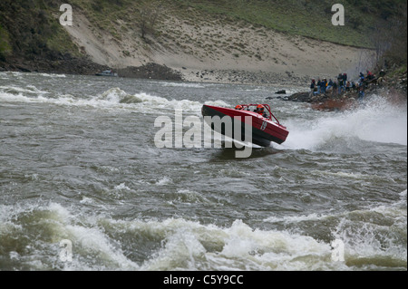 Salmon River Jet Boat race, Riggins, Idaho Stock Photo - Alamy