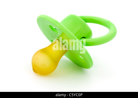 baby's dummy is isolated on white Stock Photo - Alamy