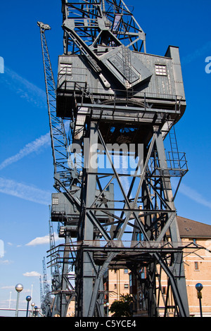1920's Dockside Crane, Royal Victoria Dock Stock Photo: 38096532 - Alamy