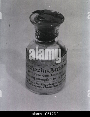 Diphtheria Antitoxin Bottle, 1895 Stock Photo - Alamy