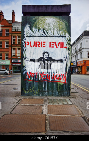 Margaret Thatcher - Pure Evil Stock Photo - Alamy