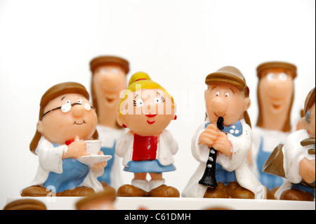 Tetley tea folk characters as used in advertising campaign for tetley ...