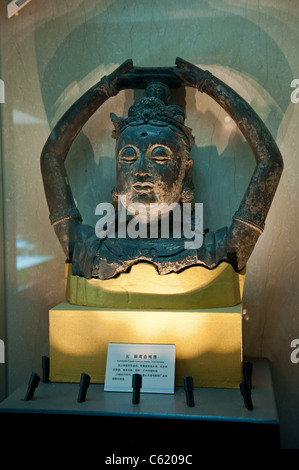 Bronze Statue in Tianjin Museum, People's Republic of China Stock Photo ...