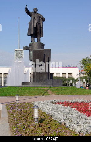 Lenin on the armored car - monument at the Finnish railway station in ...