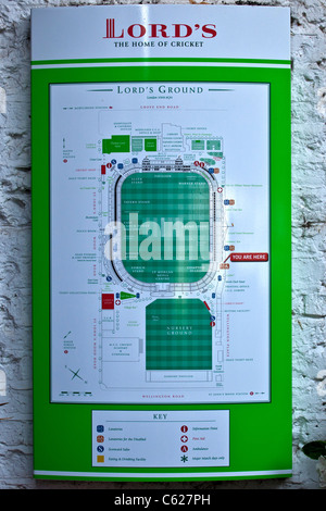Directions at Lord's Cricket Ground in London, England Stock Photo - Alamy