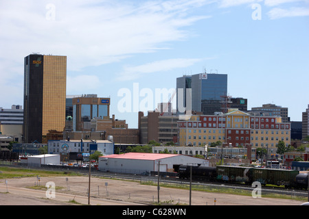 Canada, Saskatchewan, Regina: City Skyline from Wascana Hill Overlook ...