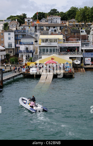 Island Sailing Club on the waterfront in the yachting town of Cowes ...