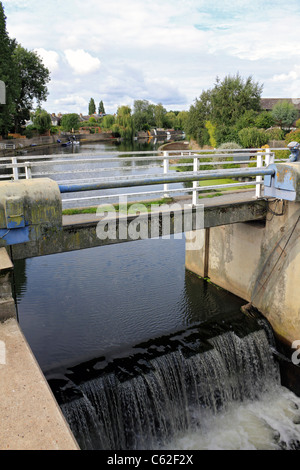 River Mole Flood Alleviation Scheme, Molesey Surrey England UK Stock ...