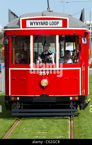 Tramway, Auckland Dockline Tram, Auckland, New Zealand Stock Photo - Alamy