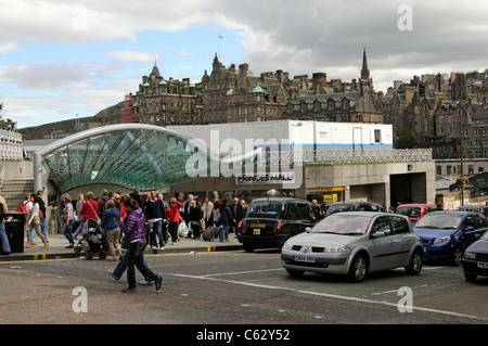 Princes Mall shopping centre on Princes Street Edinburgh Scotland UK ...