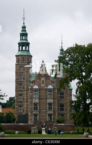 Danish Royal Guard at Rosenborg Castle in Copenhagen, Denmark Stock ...