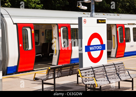 The new S Stock Metropolitan line train meets Metropolitan 1 outside of ...