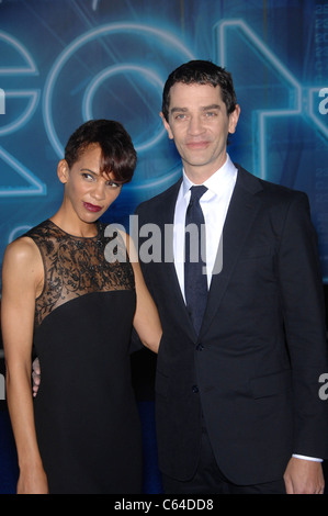JAMES FRAIN MARTA CUNNINGHAM TRON: LEGACY WORLD PREMIERE HOLLYWOOD LOS ...