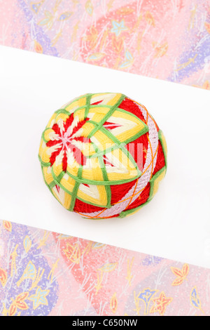 japanese traditional ball isolated on white background Stock Photo - Alamy