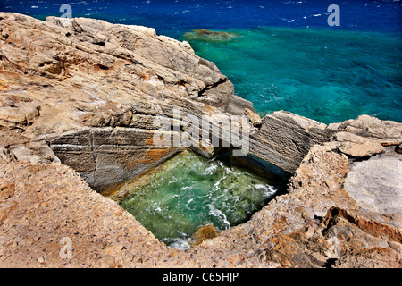 Ancient fish tank at Kakia Skala, close to Ferma village, Ierapetra ...