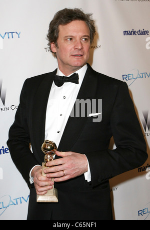 Colin Firth at the Hollywood Foreign Press Association press conference ...