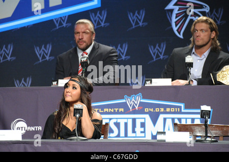 Nicole Snooki Polizzi, Triple H, Edge, John Cena in attendance for ...