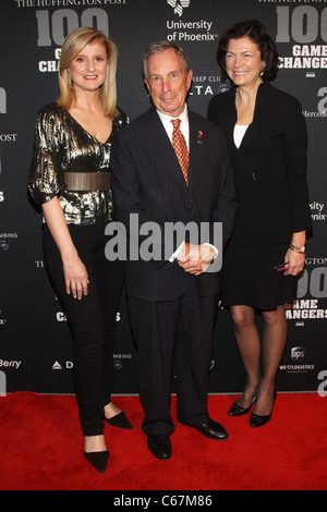 Mayor Michael Bloomberg, Susan Bloomberg at arrivals for The Huffington ...