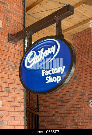 Cadburys chocolate sign Stock Photo - Alamy