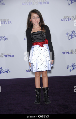 LOS ANGELES, CA - FEBRUARY 2: Noah Cyrus at the premiere of "Fifty ...