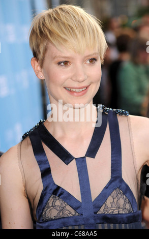 Mia Wasikowska (wearing a Rodarte dress) at arrivals for THE KIDS ARE ALL RIGHT Premiere ...