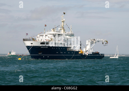 THV, Galatea, Trinity House, ship, navigation, bouy, maintenance ...