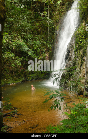beautiful waterfall in Batang Ai National Park in Sarawak, Borneo ...
