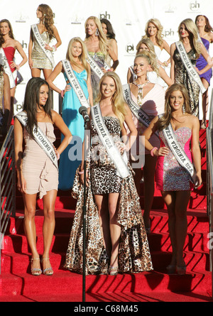 Miss USA contestants Miss West Virginia, Kathy Lynn Eicher, 20, from ...