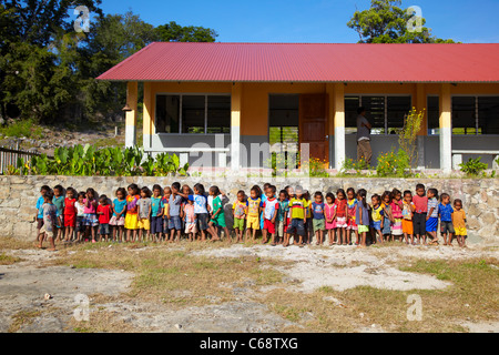 TIMOR LESTE Children, Primary school at Usi Takeno, Oecussi-Ambeno ...