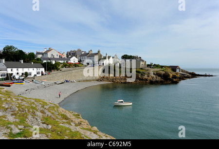 The fishing village of Moelfre on Anglesey Stock Photo - Alamy