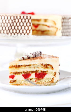 Tiramisu in baking dish Stock Photo - Alamy