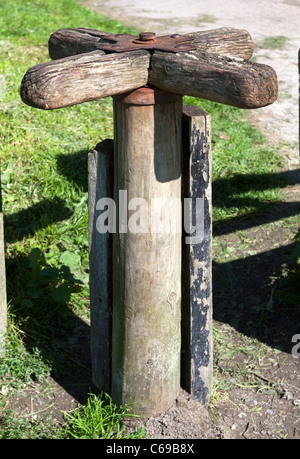 Old Wooden Turnstile between Alton Barnes and Alton Priors Village ...