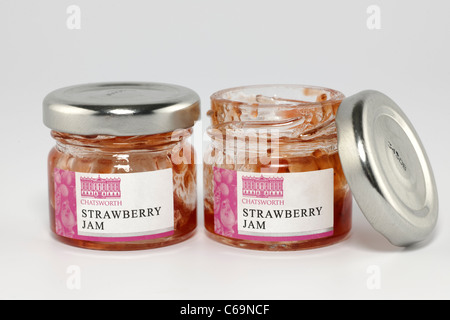 Opened and used 28 gram jam pots and cream tubs and sachets of sugar ...
