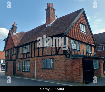 Odiham village, Hampshire, England, UK, on a sunny summer evening ...