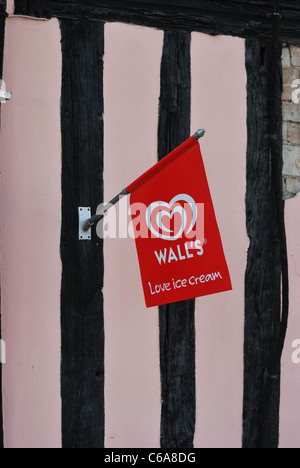 Walls ice cream sign Stock Photo - Alamy