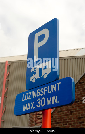 Motorhome service point Hasselt Belgie Belgium Europe Stock Photo - Alamy