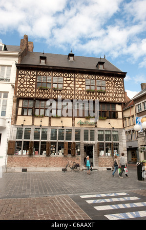 Traditional old Buildings Hasselt Belgie Belgium Europe Stock Photo - Alamy