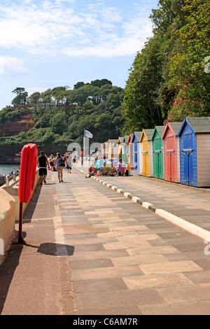 Beach huts at Coryton cove, Dawlish, Devon Stock Photo - Alamy