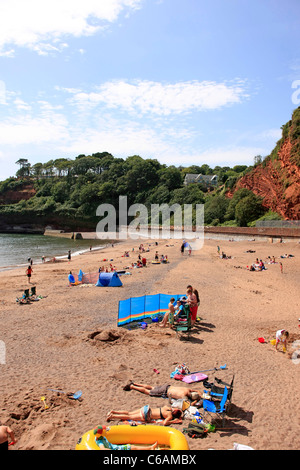 Coryton Cove beach at Dawlish in Devon Stock Photo - Alamy