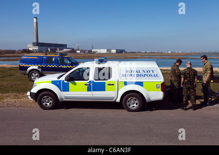 Royal Navy Bomb Disposal HM coastguard vehicle van emergency response ...