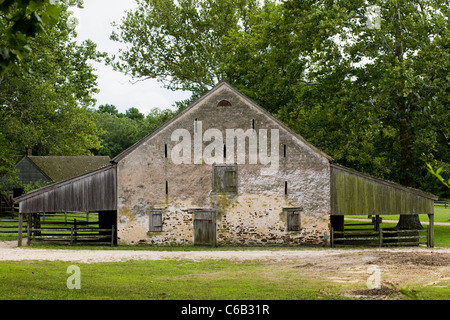 Stone barn, Historic Batsto Village, Wharton State Park, Pine Barrens ...