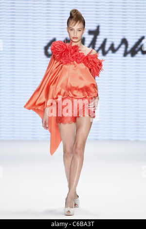 Model - Catwalk - Jesus Ibarra + Betholdo fashion show at Mercedes Benz ...