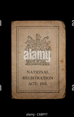 National Registration Act . 1915 Stock Photo - Alamy