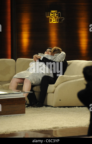 Beth Ditto of The Gossip appearing on German ZDF TV show 'Wetten, Dass ...