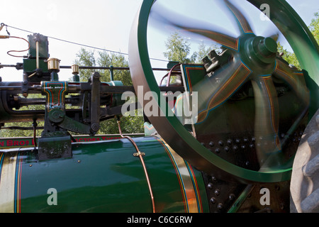 steam powered flywheel spinning Stock Photo - Alamy