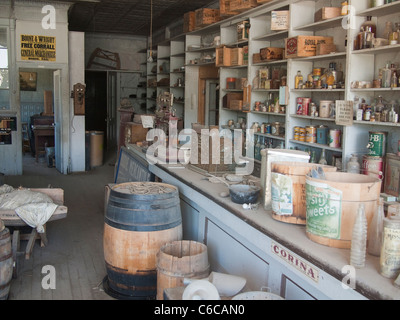 The General Store at Bodie Ghost town, an old abandoned gold miners ...