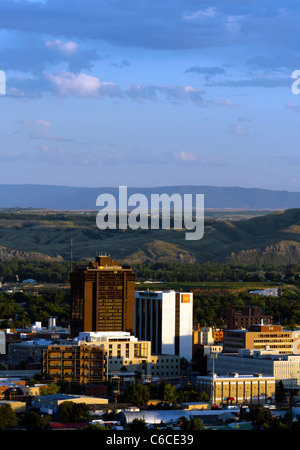 City of Billings, Montana, at dusk Stock Photo - Alamy