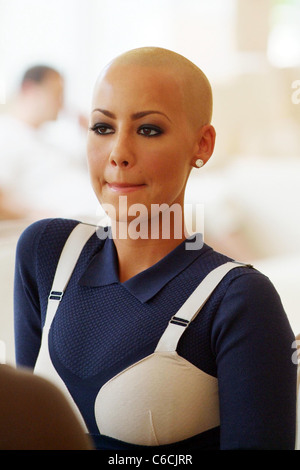 Amber Rose Behind-the-scenes of a cover shoot for Hip-Hop Weekly's inaugural 'Swimsuit and ...